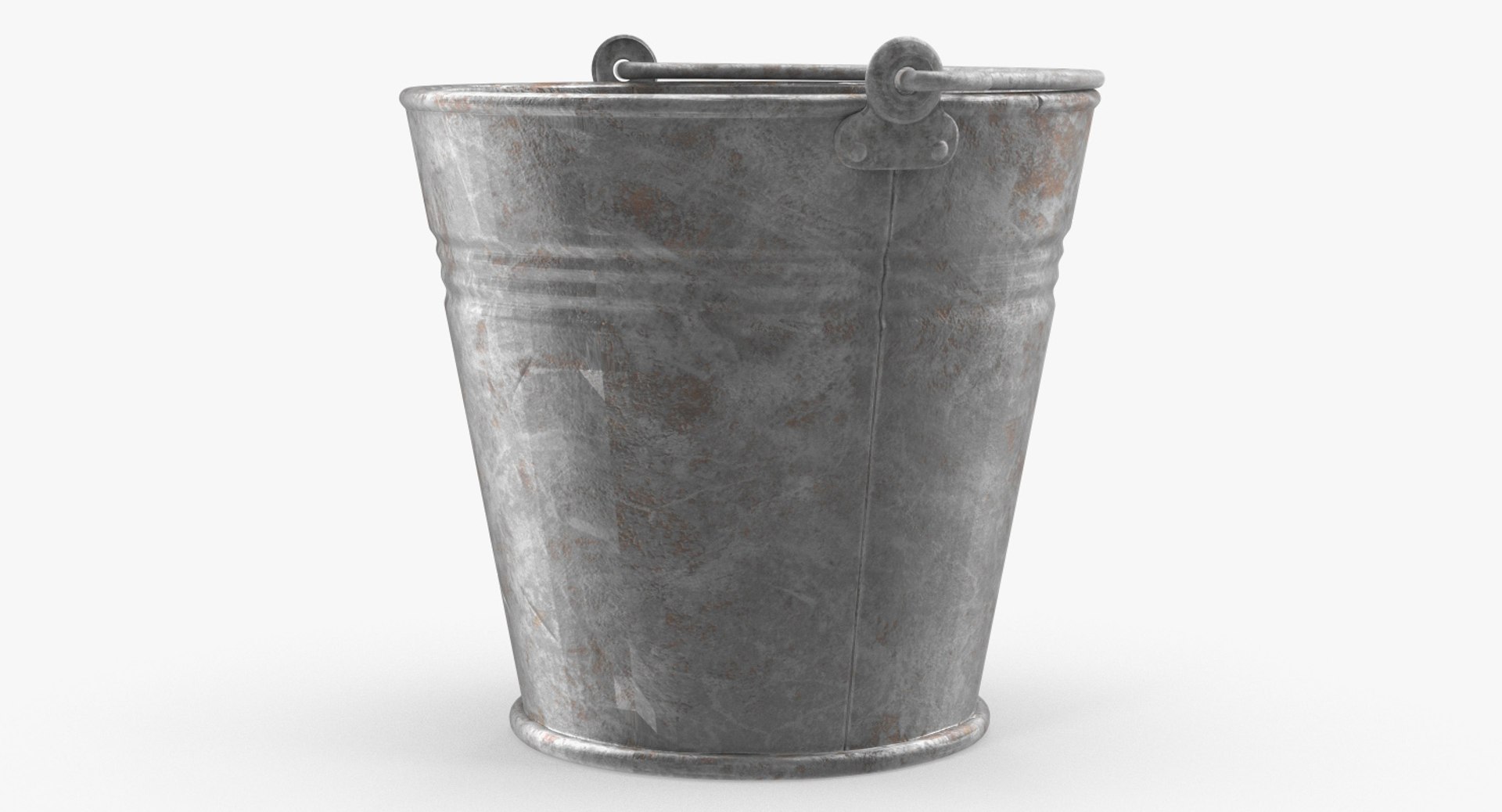 Old Metal Bucket 3D Model - TurboSquid 1306777
