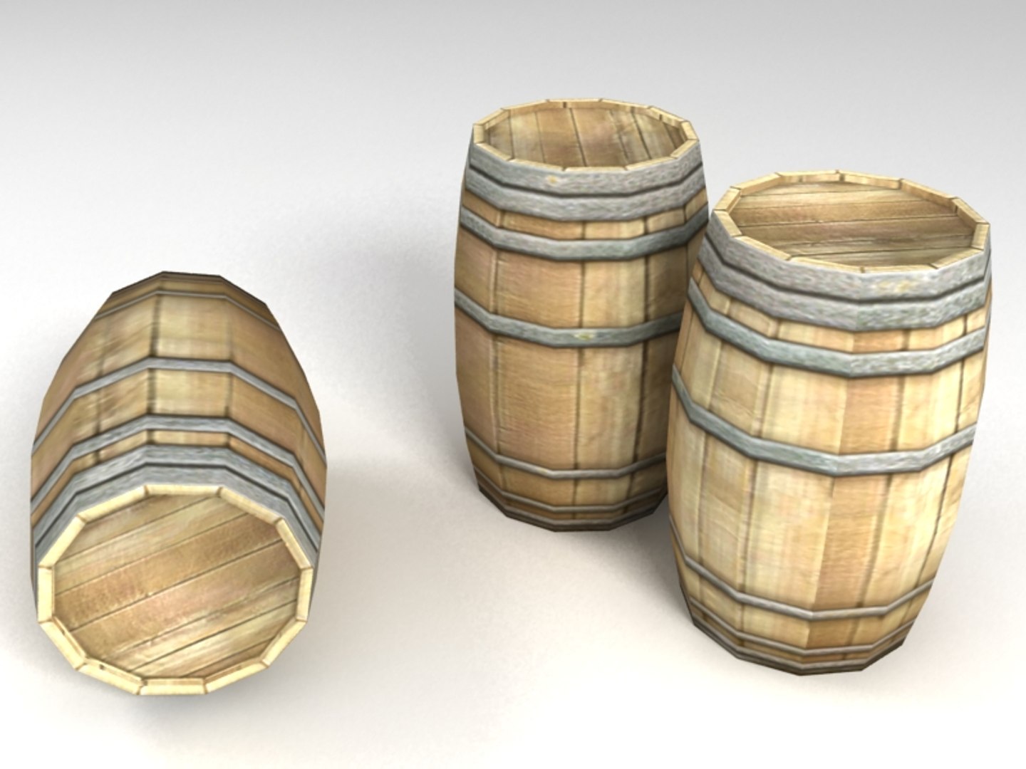 3D Wooden Barrel - TurboSquid 765607