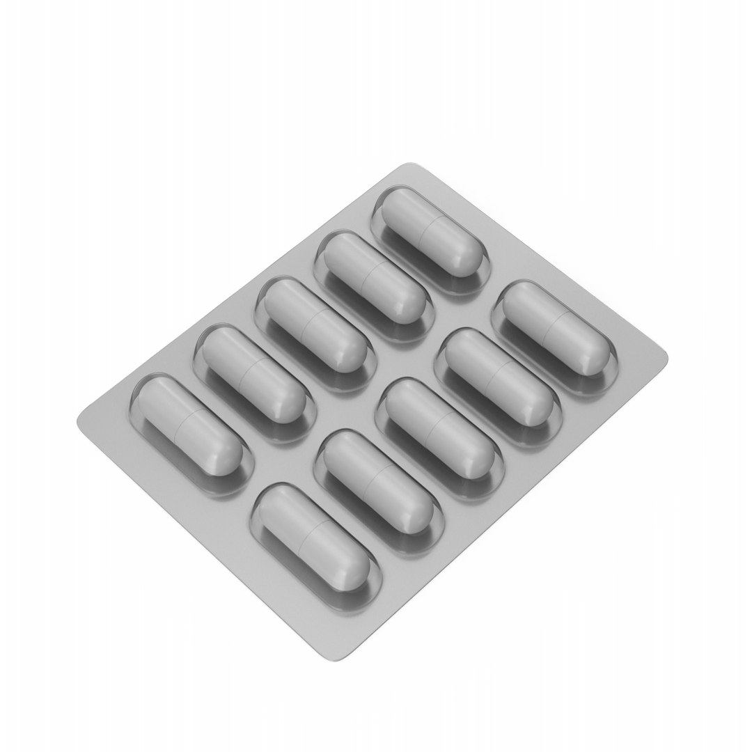 3D model Pill Capsule Pack - TurboSquid 1912290