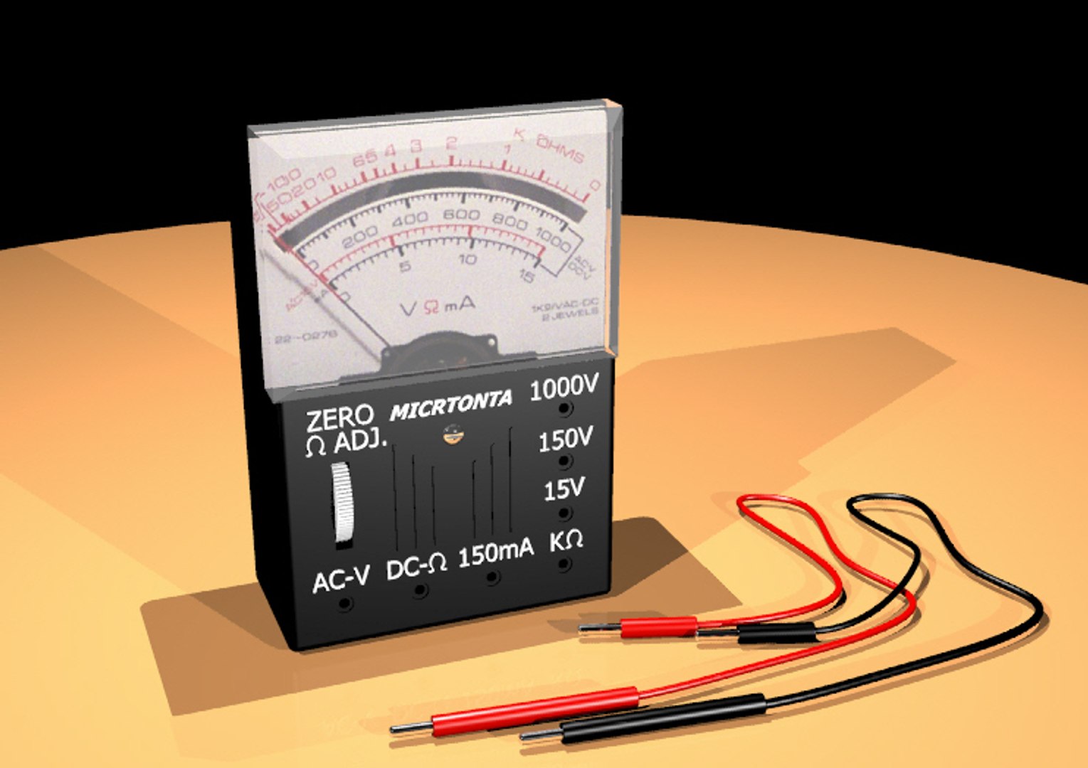 Free Ohm Meter 3d Model