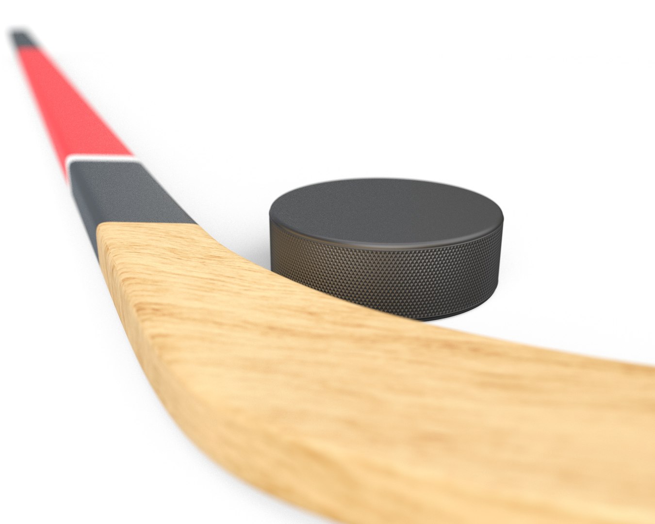 3D Ice Hockey Stick And Puck - TurboSquid 2165337