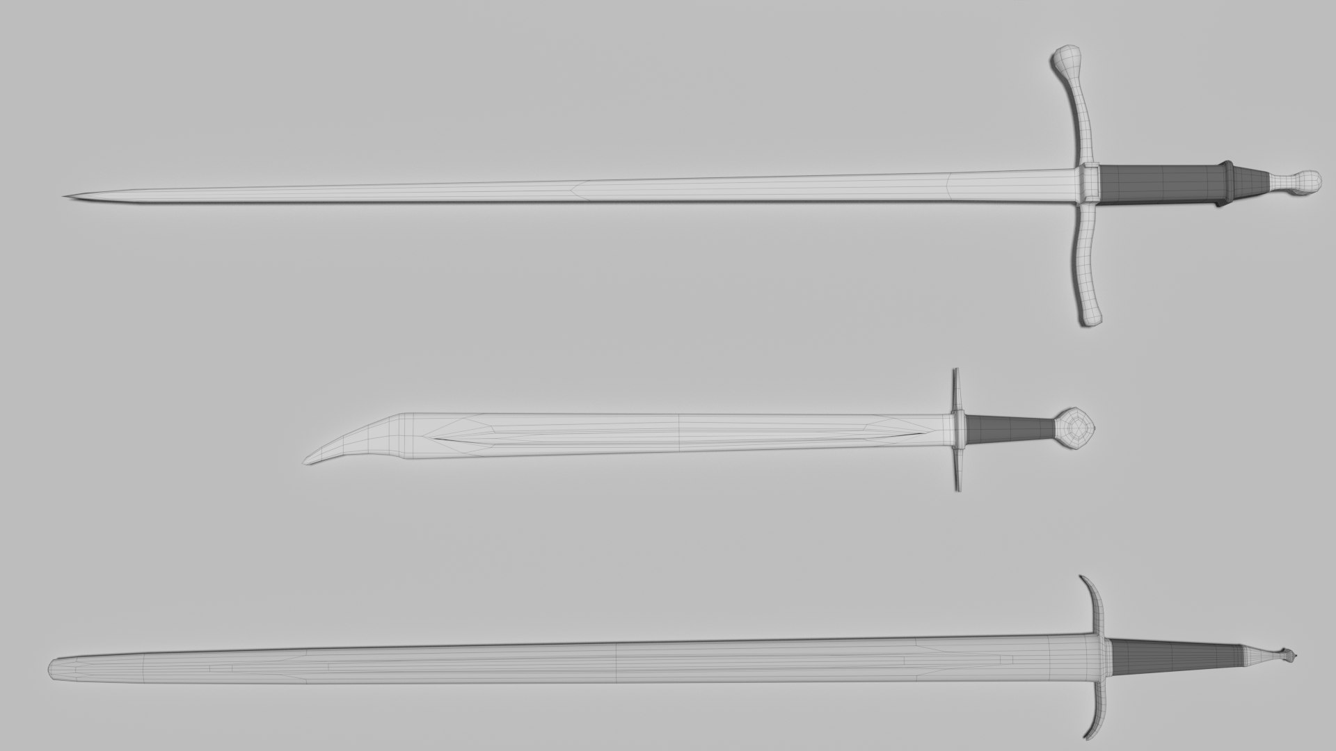 3D Swords Blades Medieval Model - TurboSquid 1329892
