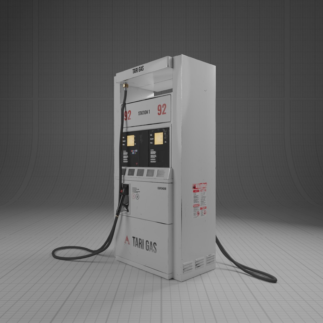 Gas Pump 3D - TurboSquid 2031409