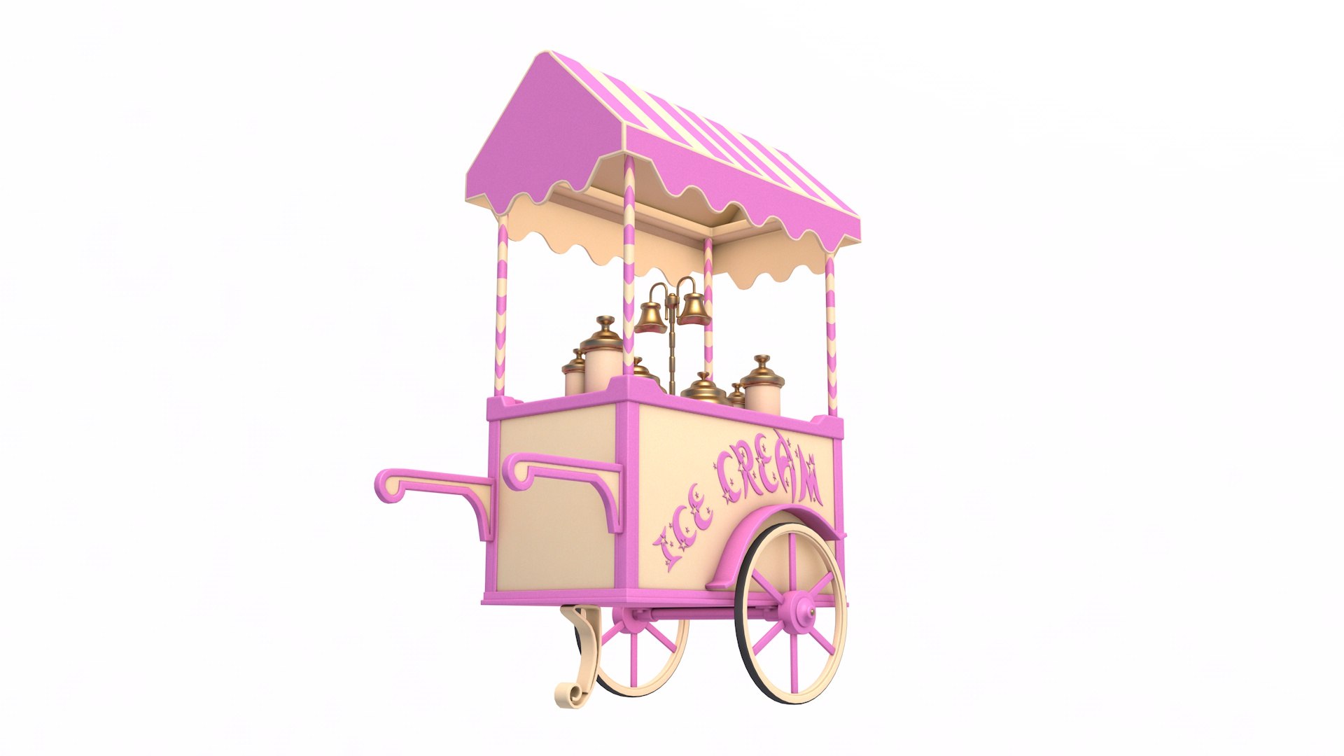 Ice Cream Cart Model - TurboSquid 1915849
