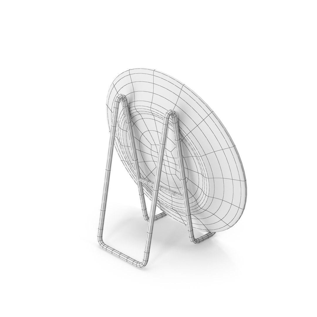 Plate Stand With Ceramic Plate 3D model - TurboSquid 2068643