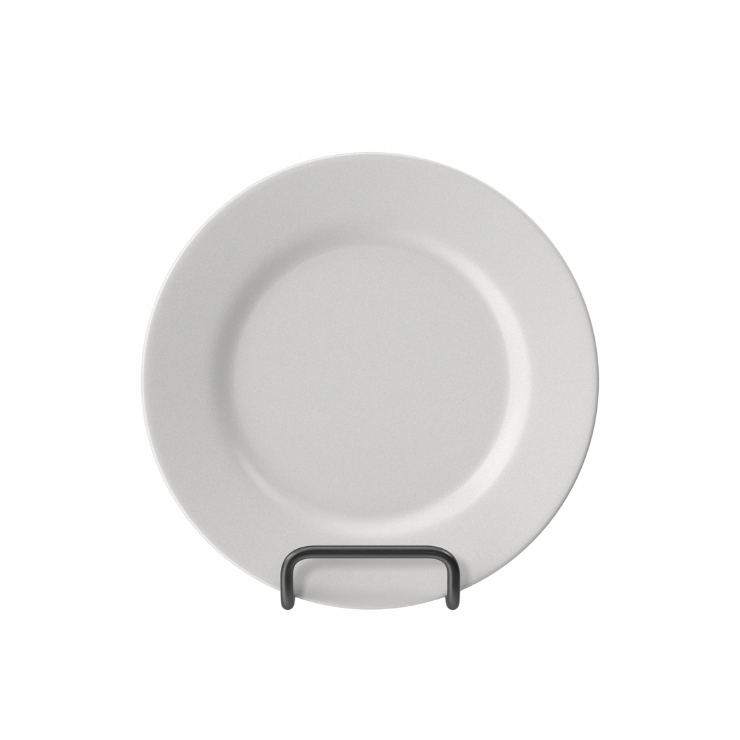 Plate Stand With Ceramic Plate 3D model - TurboSquid 2068643
