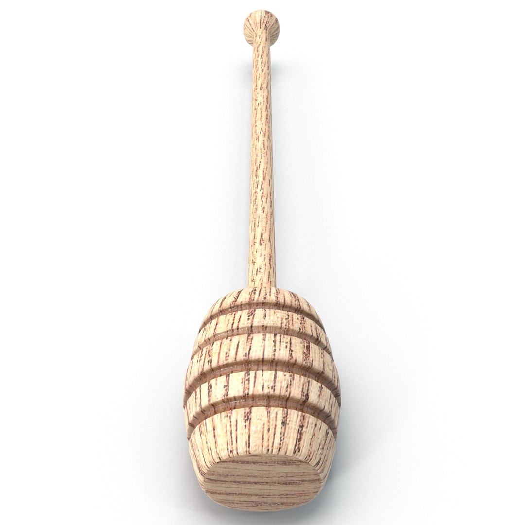 3d model wooden drizzler