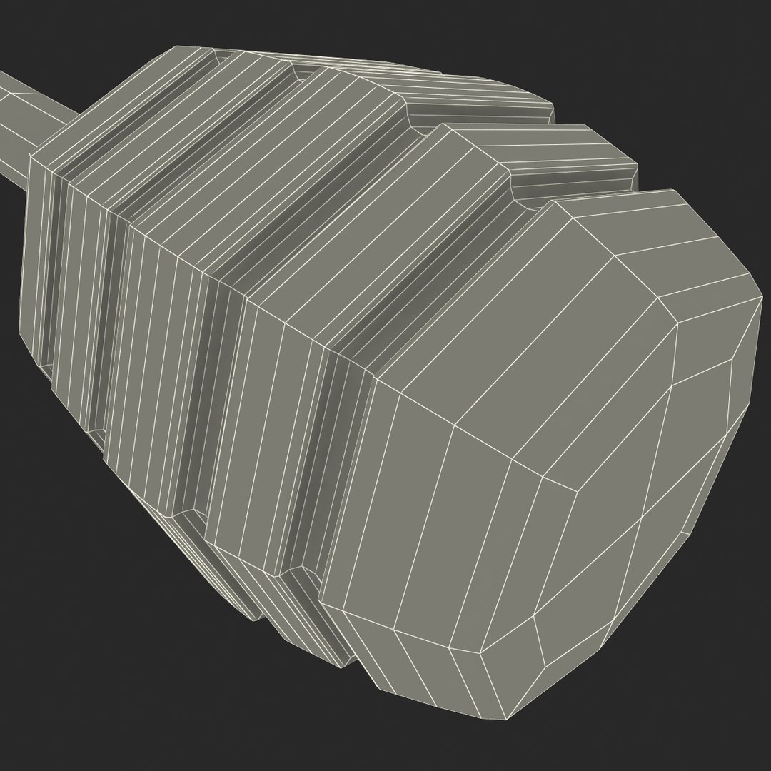 3d model wooden drizzler