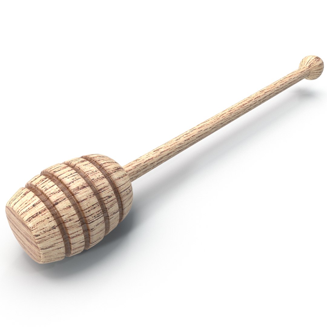 3d model wooden drizzler