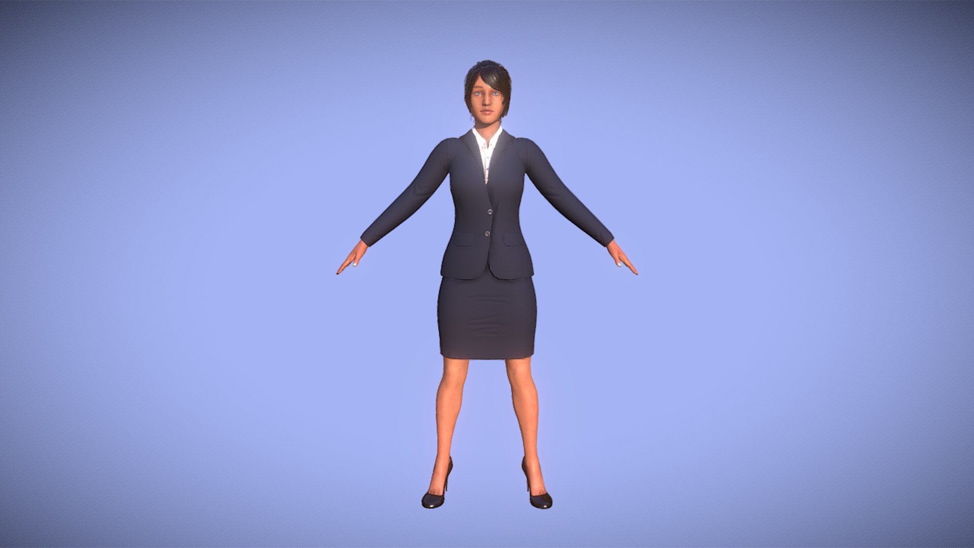 3D Girls Women Model model - TurboSquid 2168535