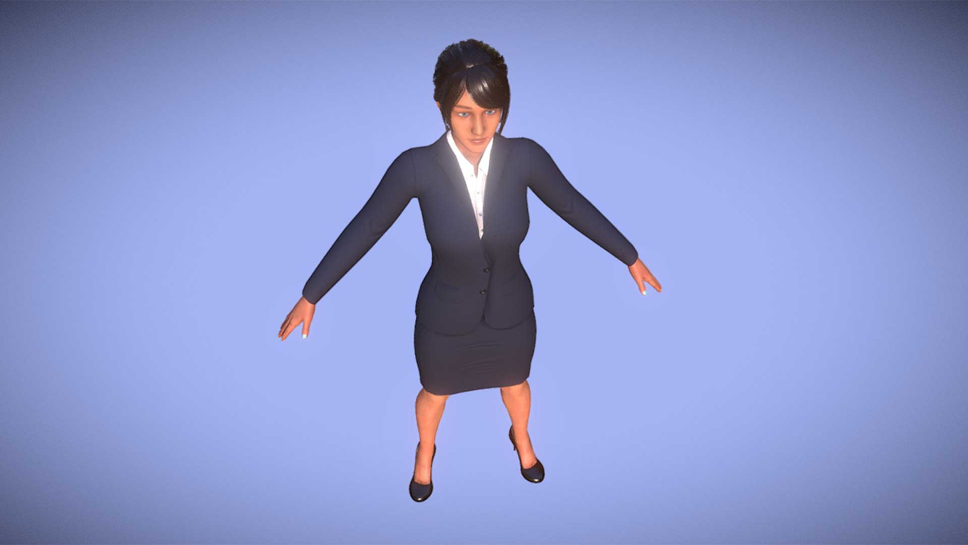 3D Girls Women Model model - TurboSquid 2168535