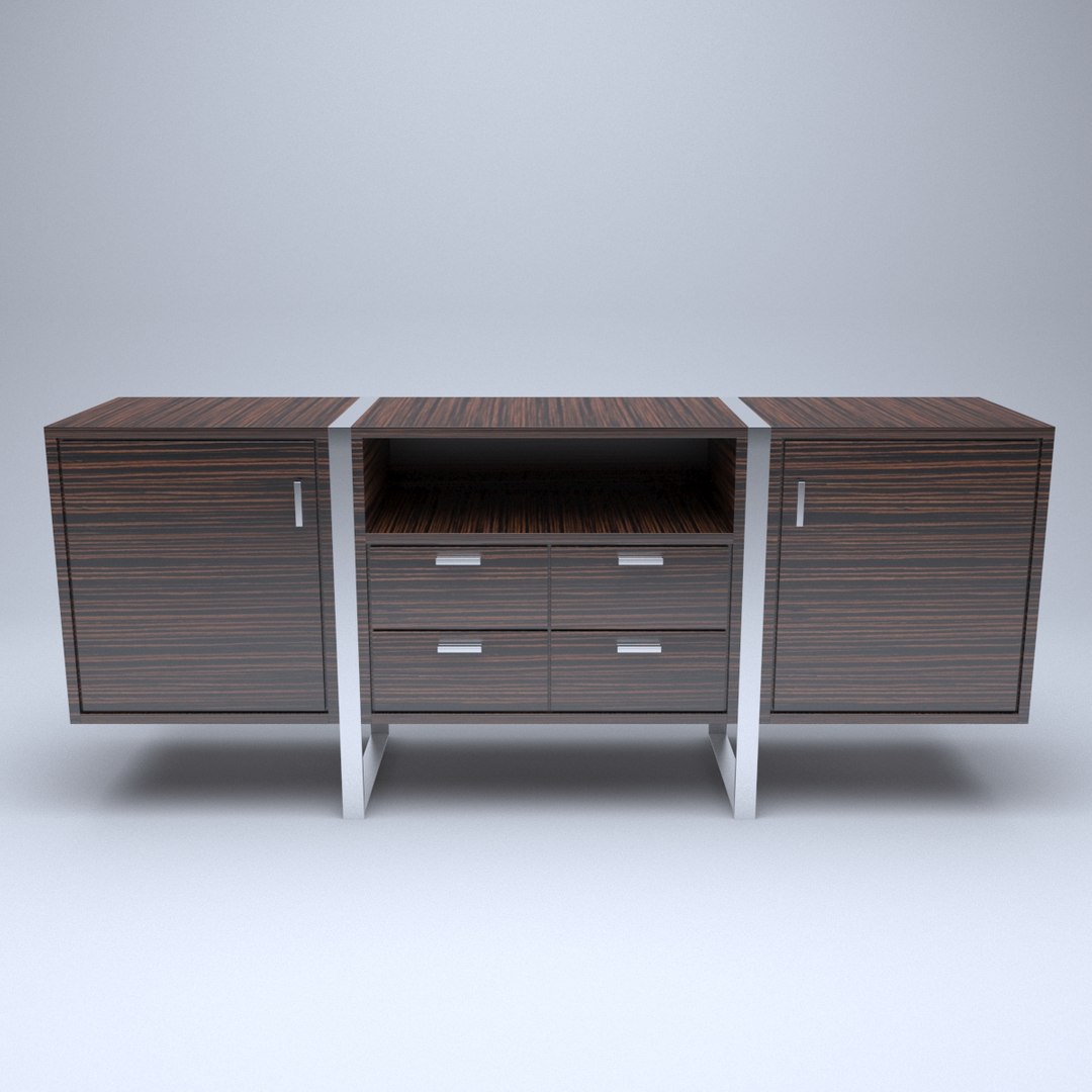 3D Cabinet Office Model - TurboSquid 1377711