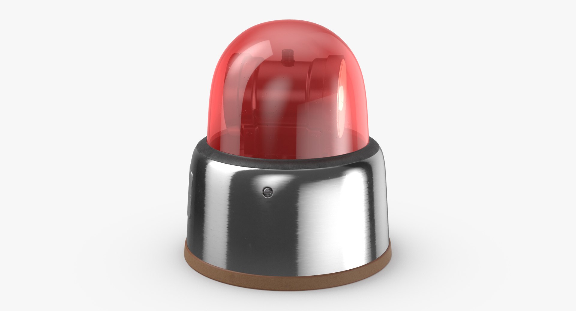 3D Car Light 70s Red - TurboSquid 1157744