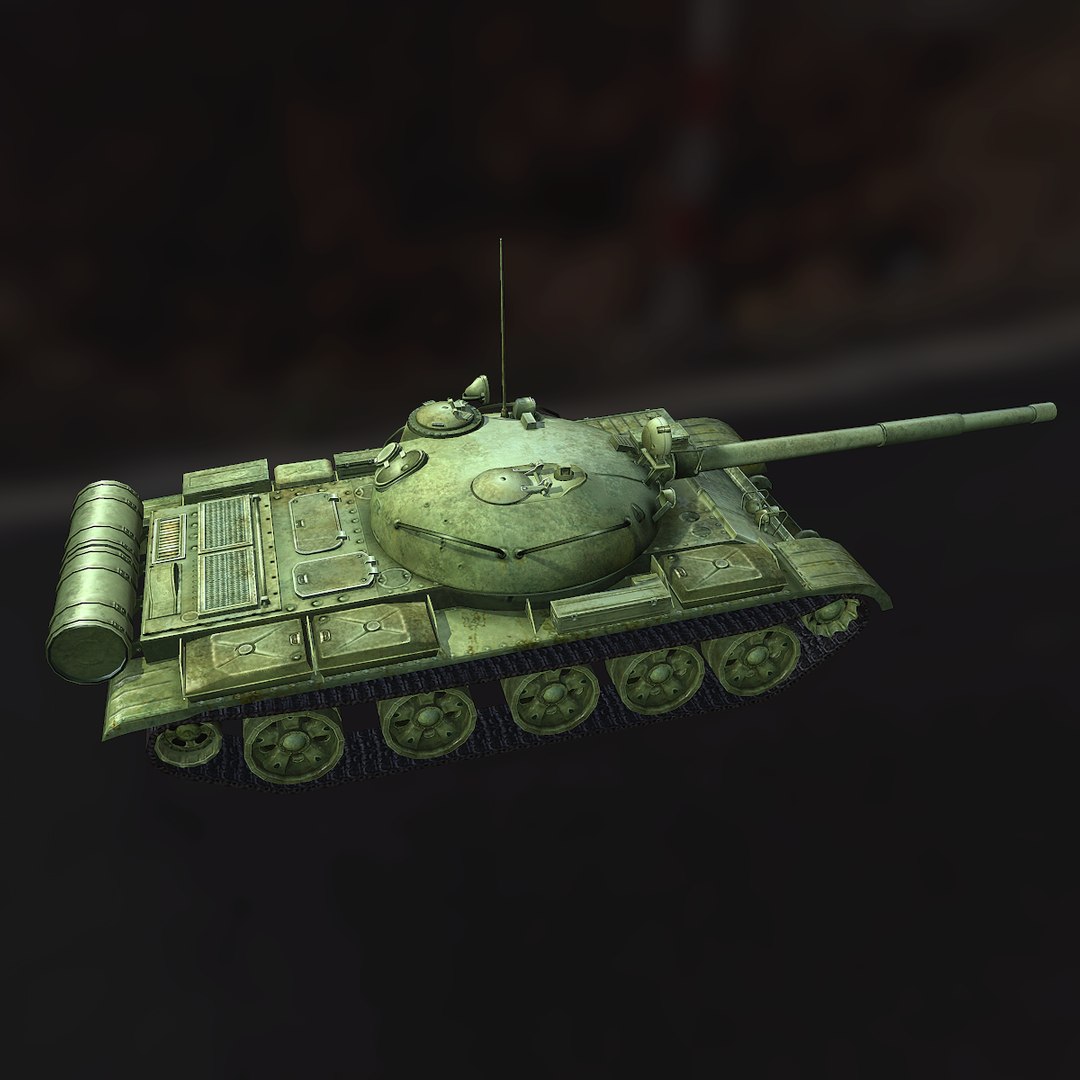 3d Model T-62 Soviet Main Battle Tank