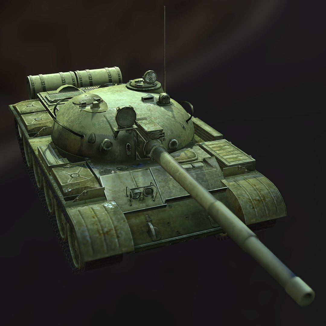 3d Model T-62 Soviet Main Battle Tank