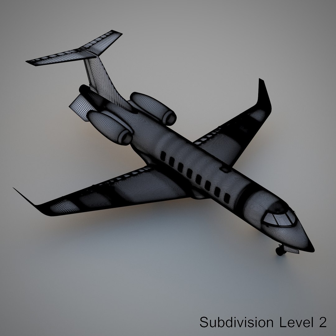 3d private jet