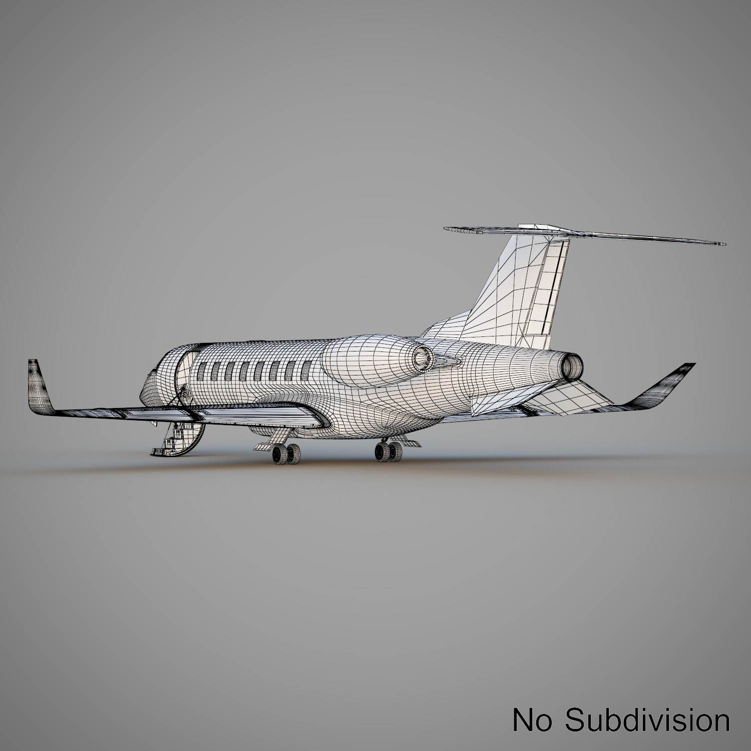 3d private jet