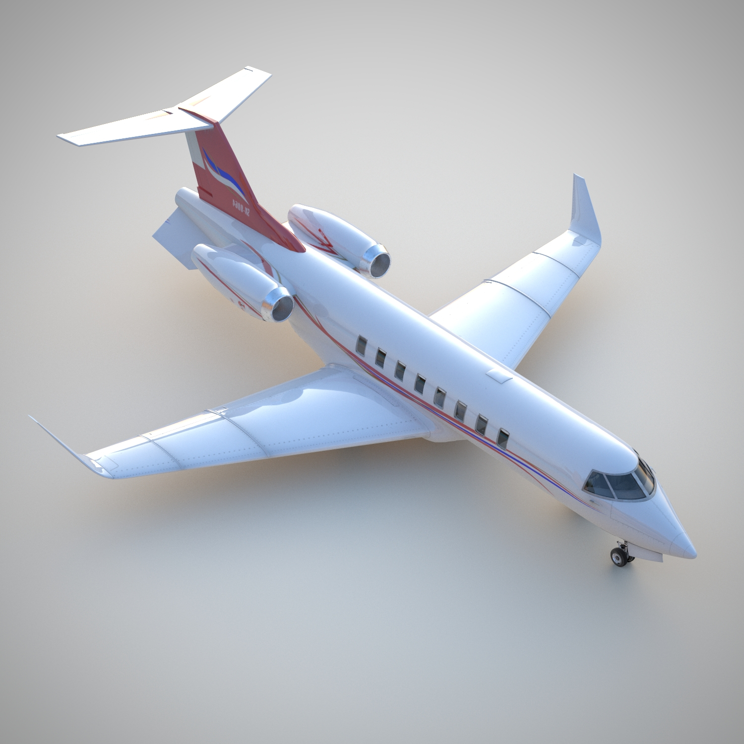3d private jet