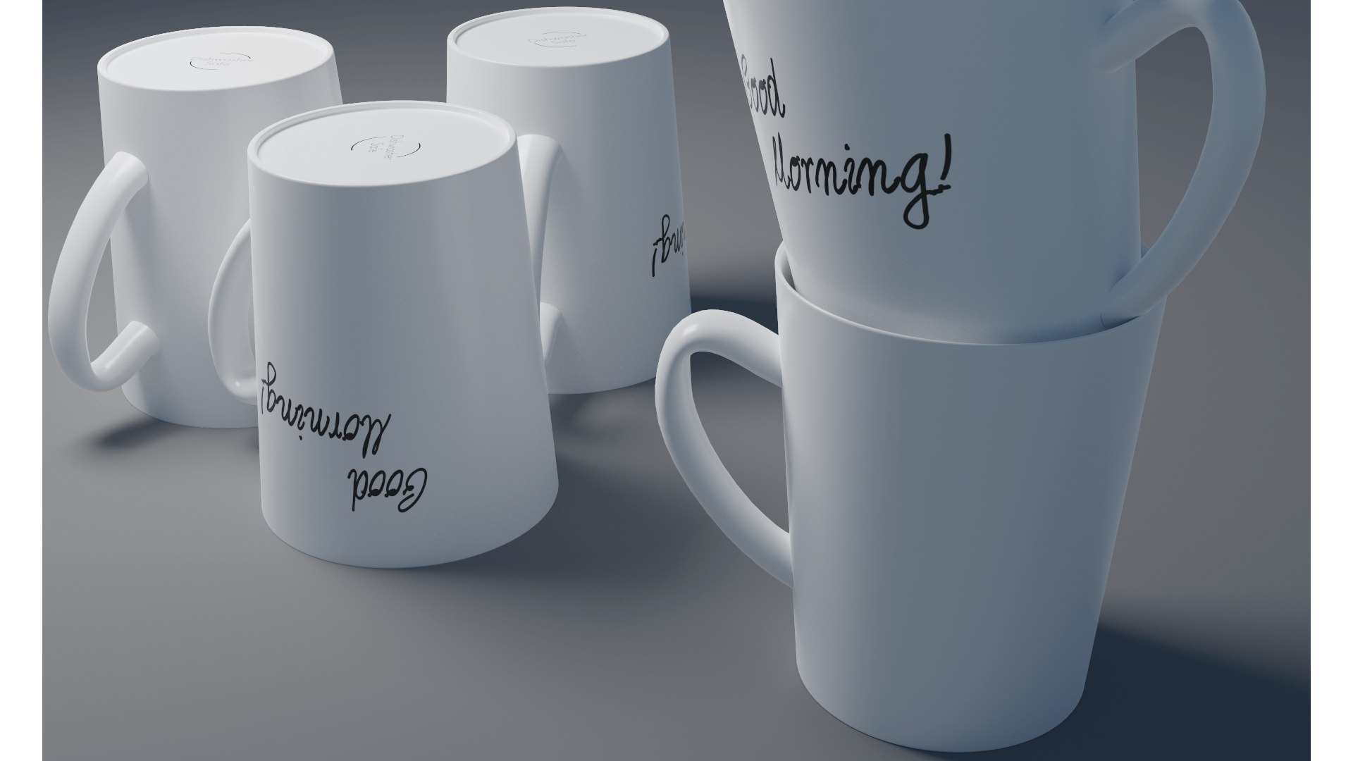 3D Modern mug model - TurboSquid 1993951