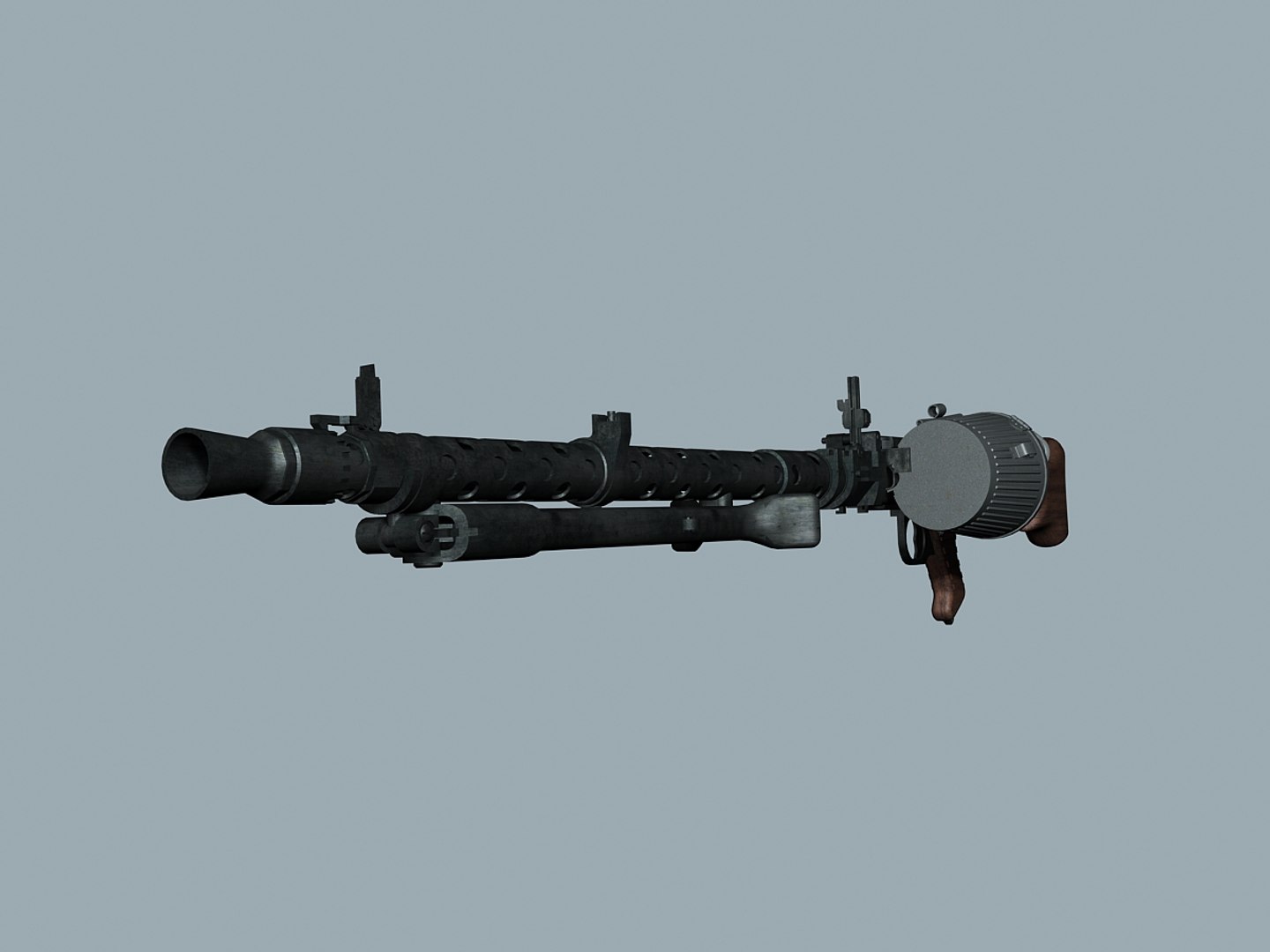 Wwii German Mg34 3d Model