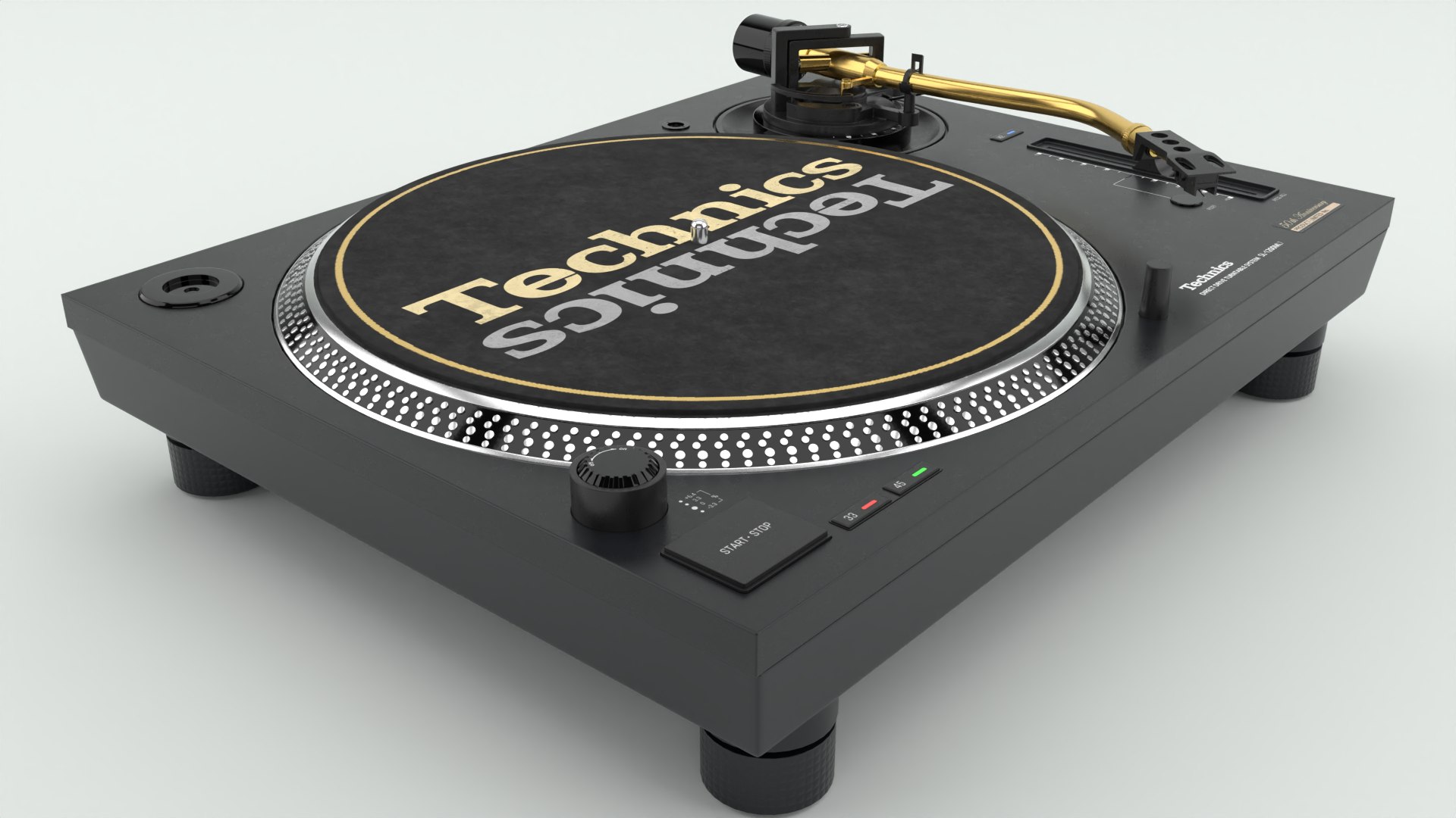 3D Technics SL-1200M7L Turntable Black Model - TurboSquid 2097442