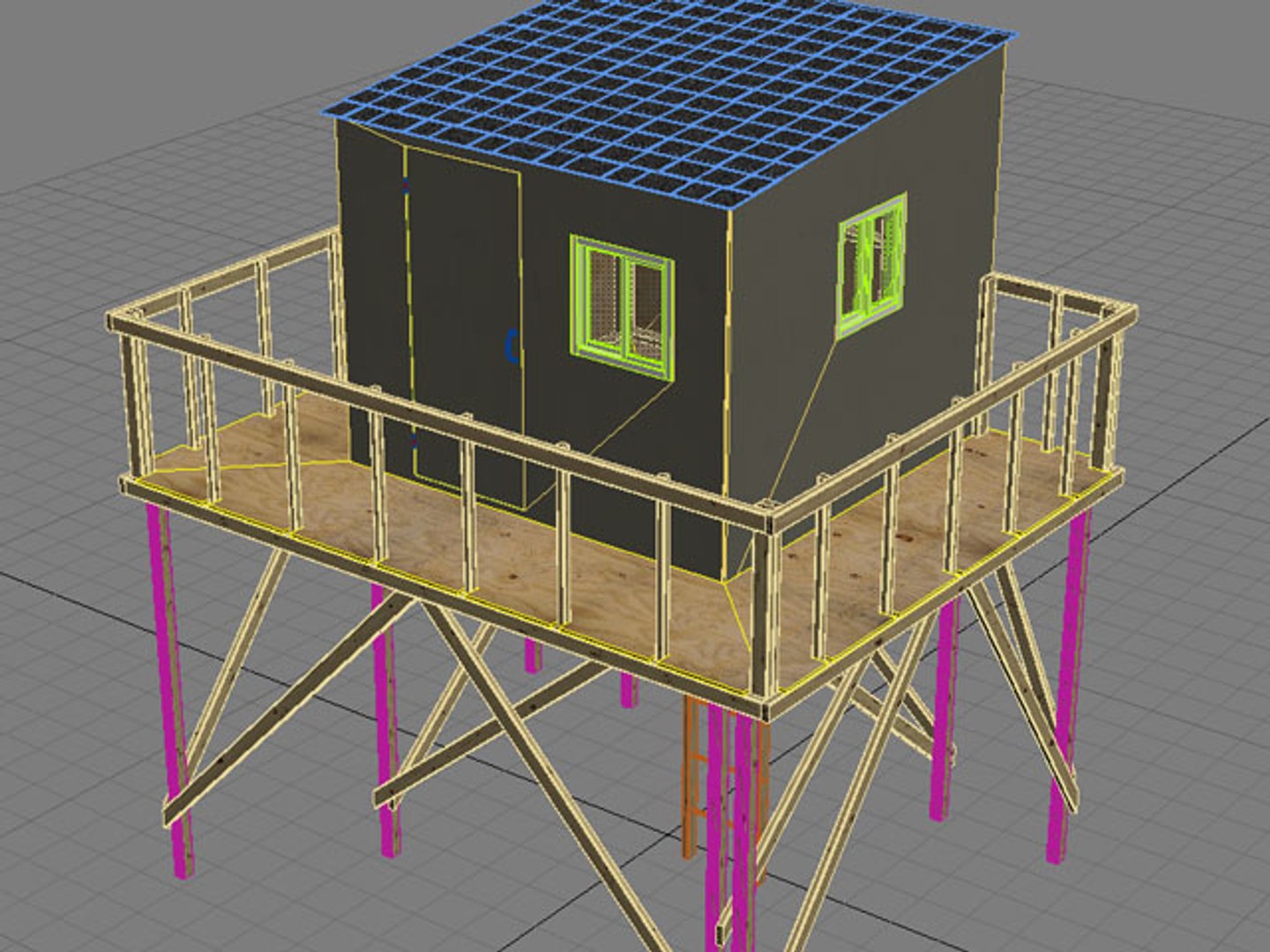 Tower Stand 3d Model