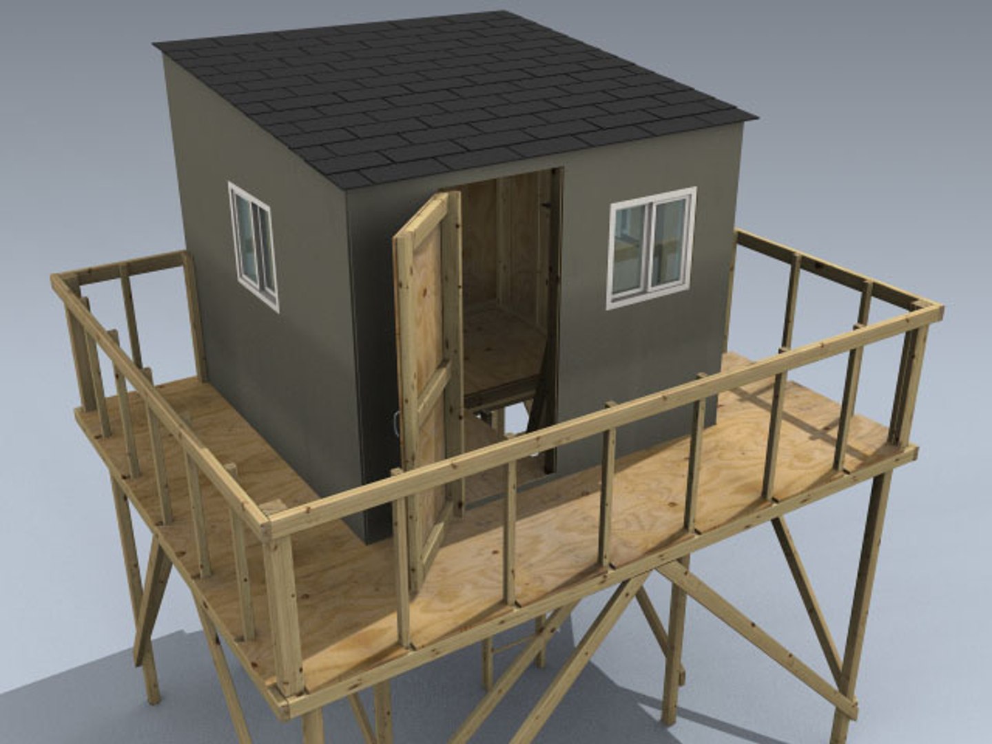 Tower Stand 3d Model