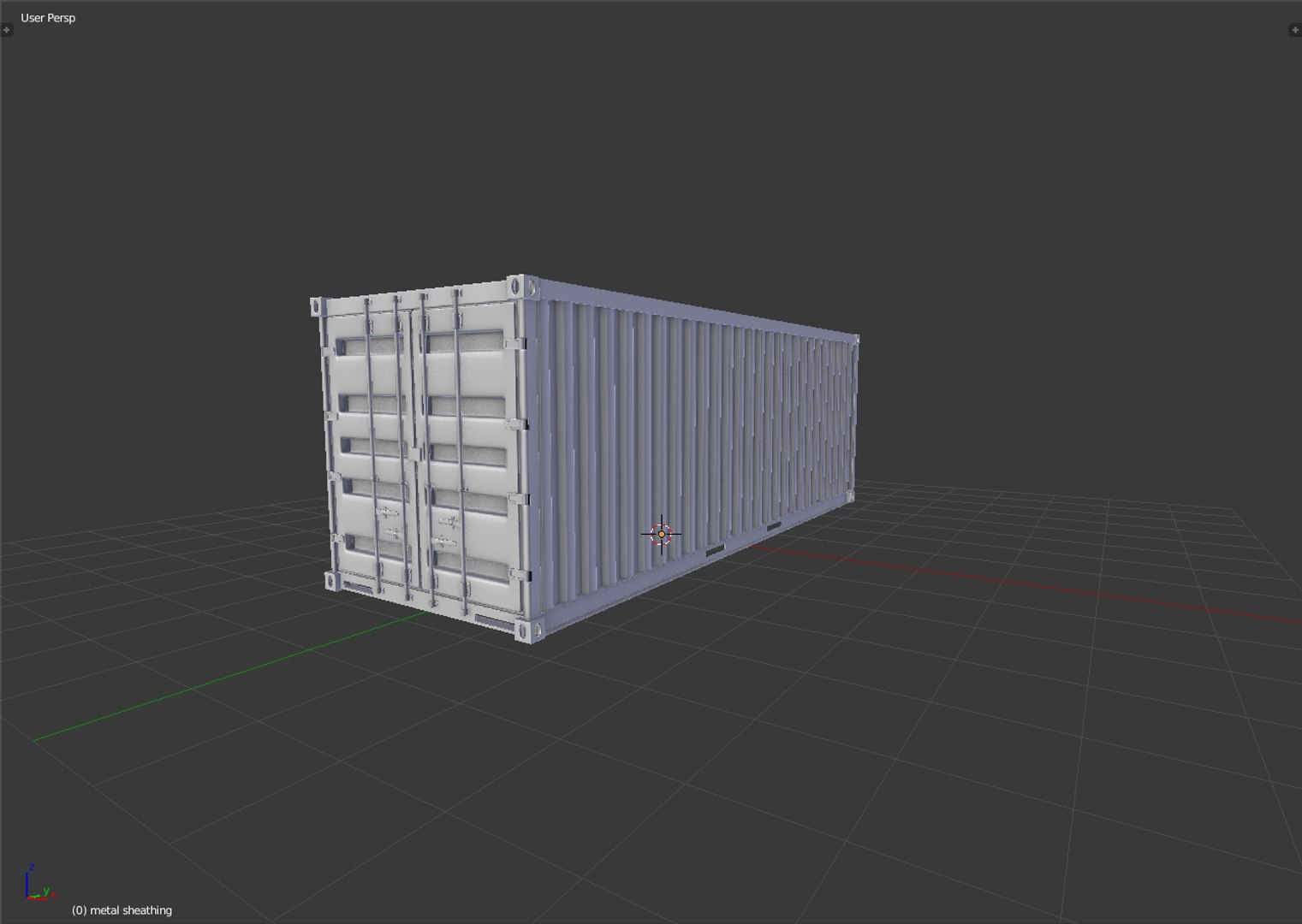 3d Model Container Blender Cycles