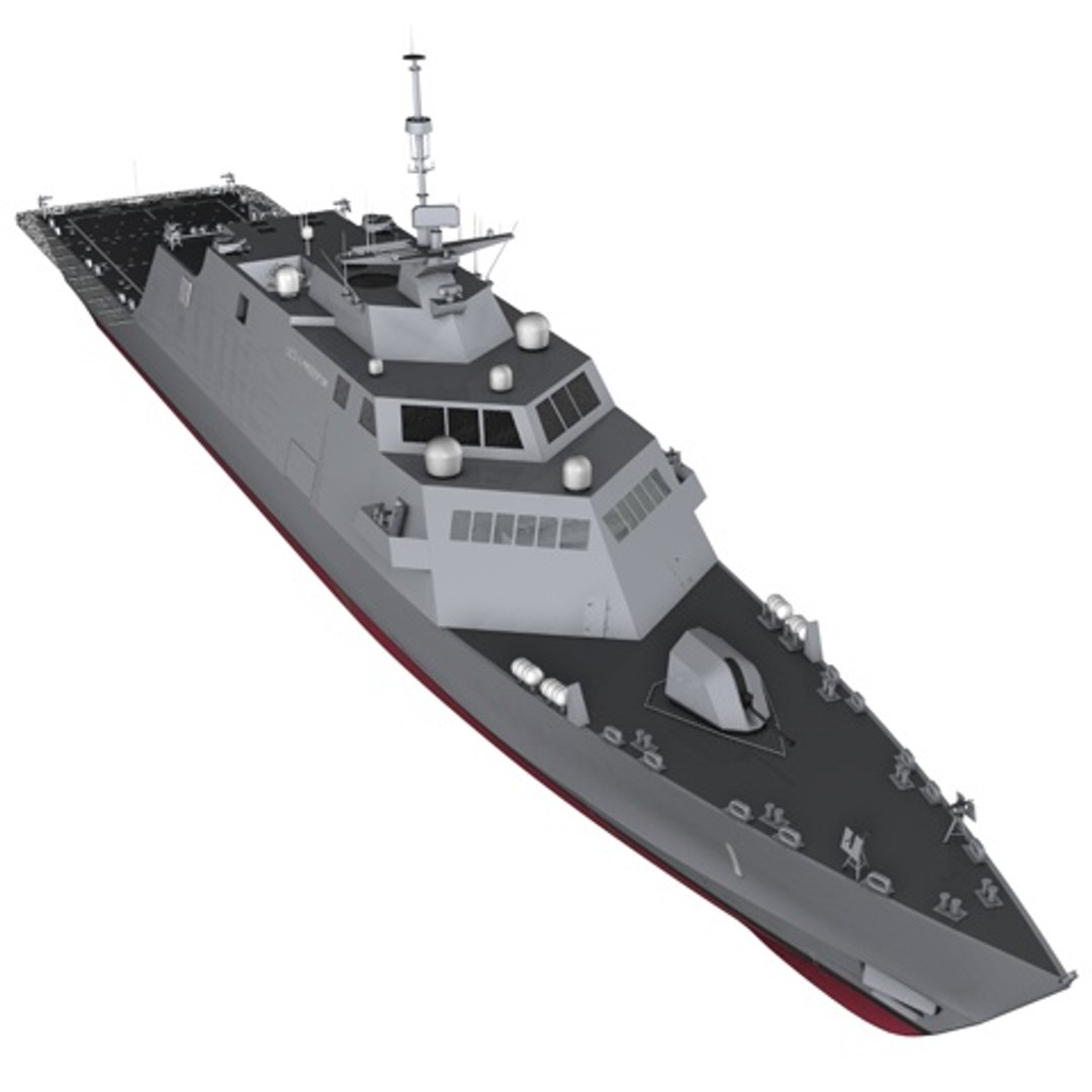 Navy Littoral Combat Ship 3d Model