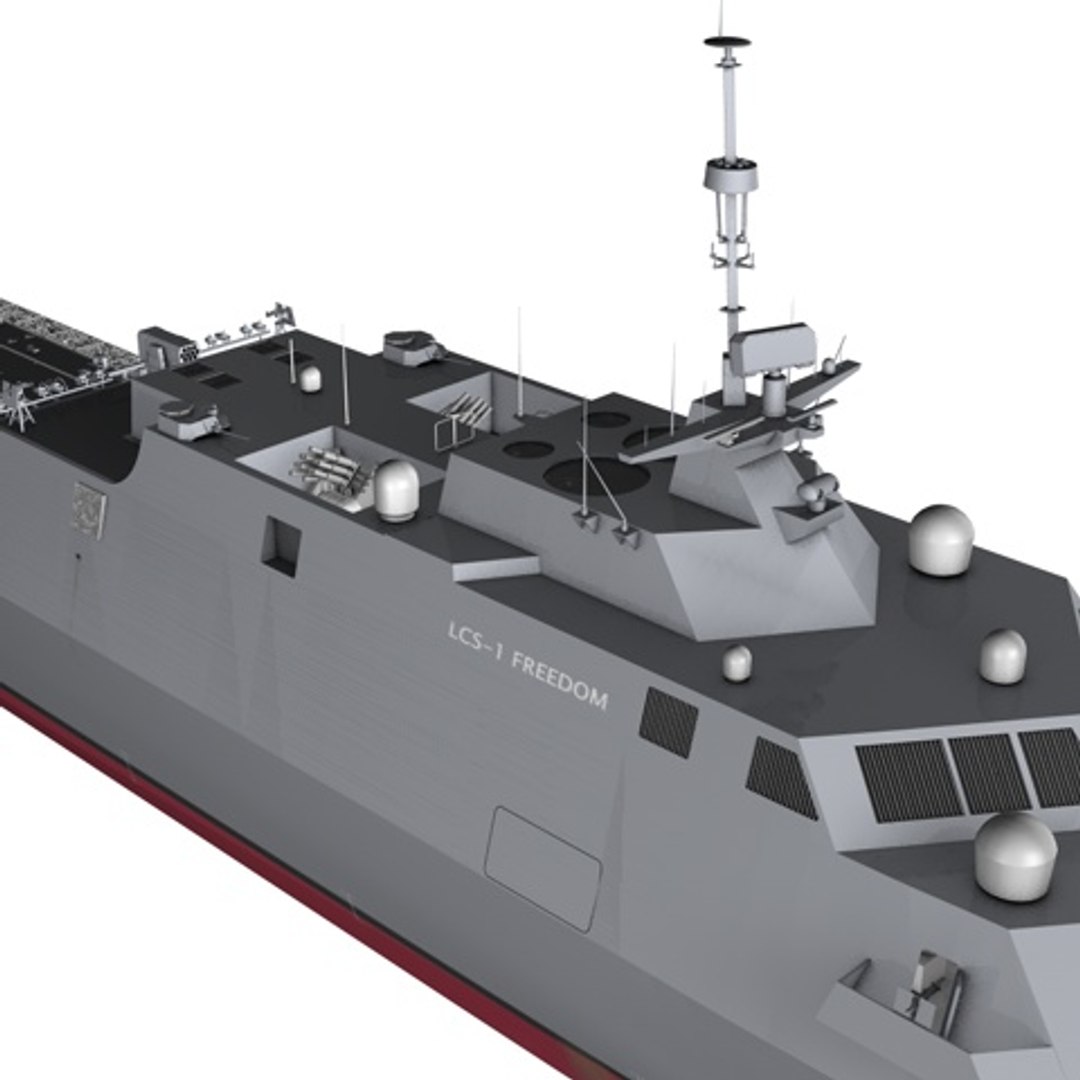 Navy Littoral Combat Ship 3d Model