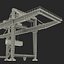 3d Model Rail Mounted Gantry Container Crane