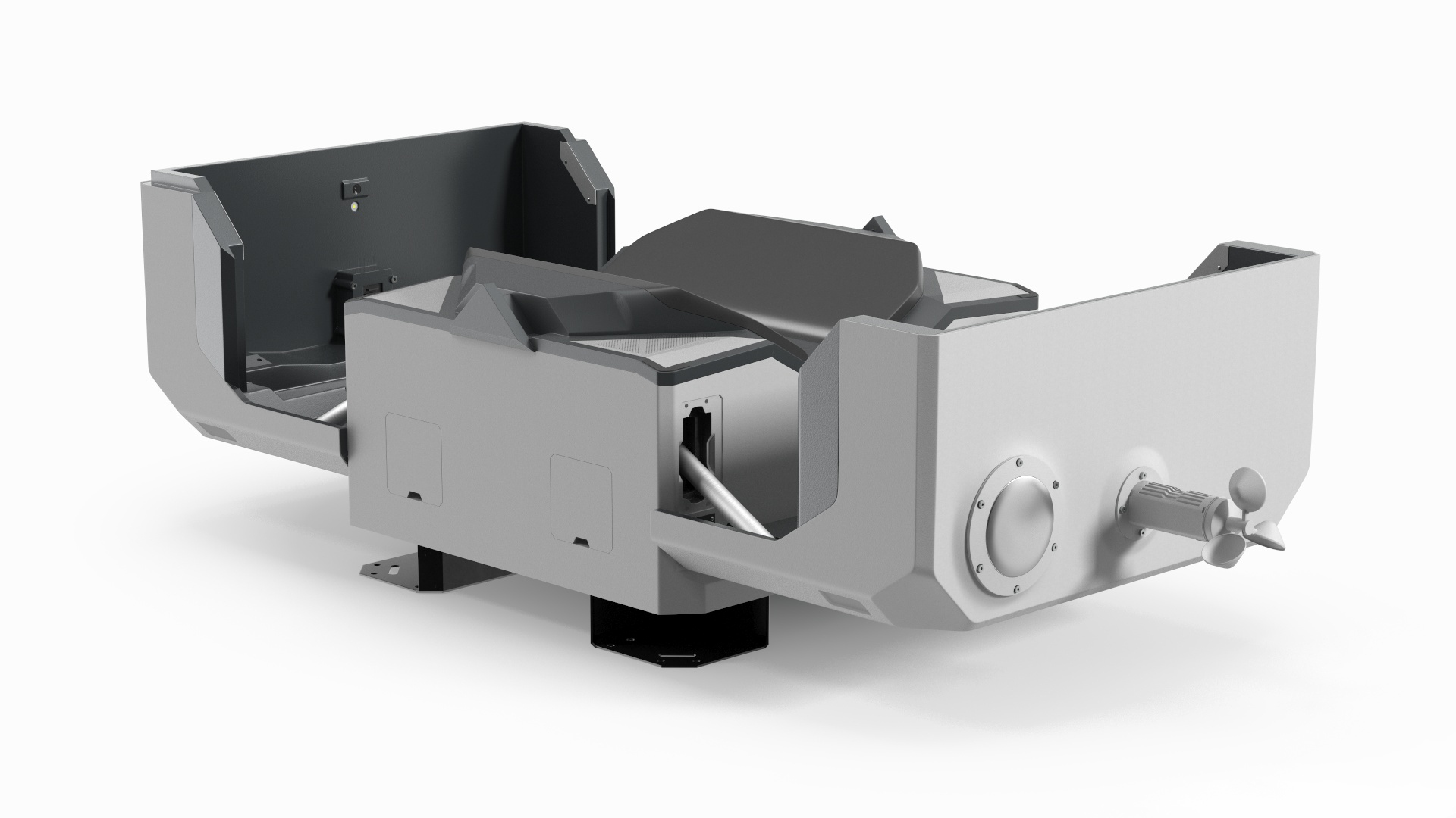 3D DJI Outdoor Drone Charging Station Grey Rigged - TurboSquid 2506747