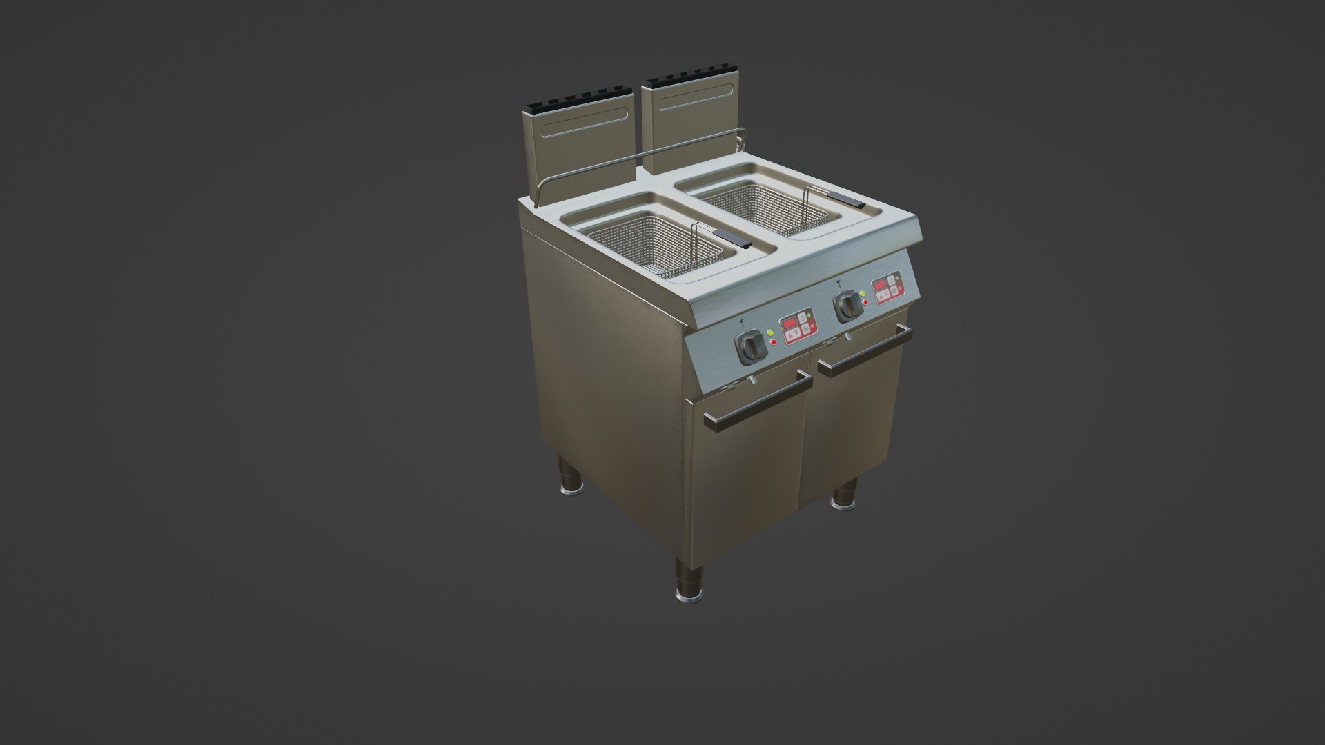 3D Commercial Deep Fryer - TurboSquid 2047863