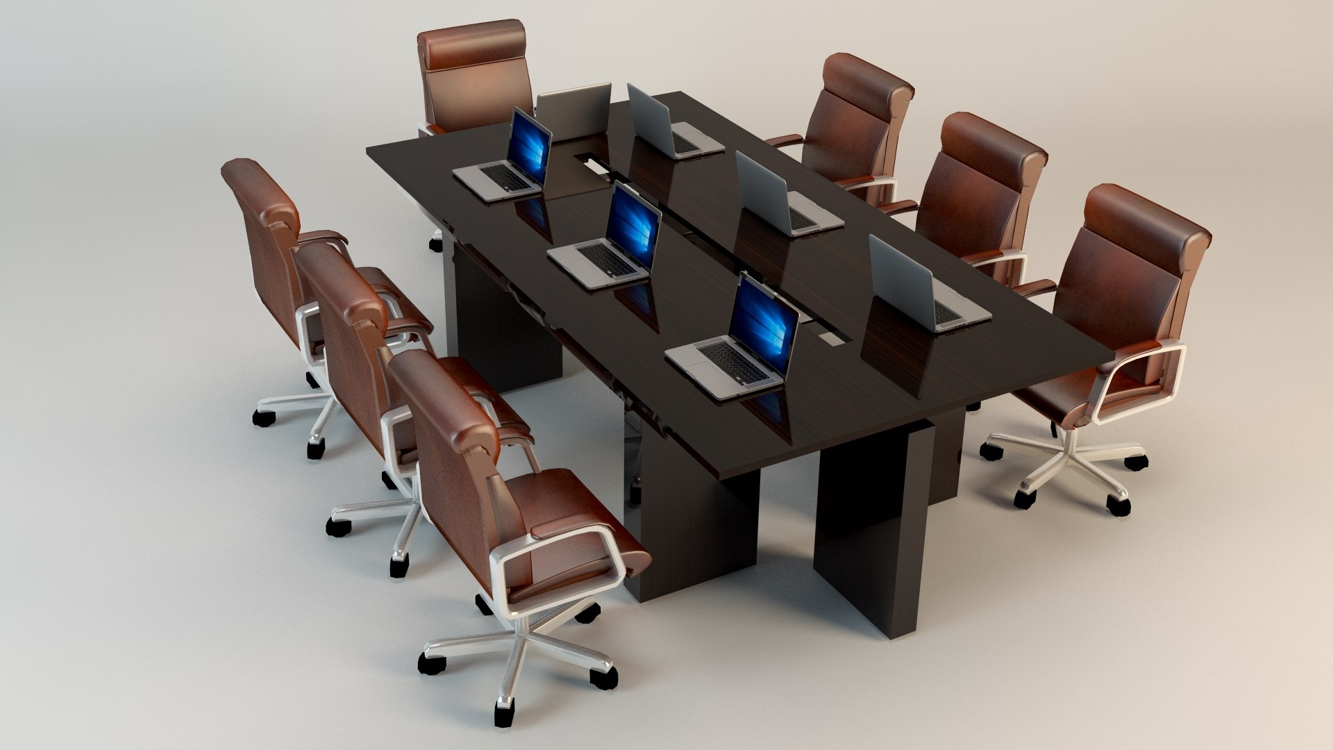 3D Conference Table - TurboSquid 1583067
