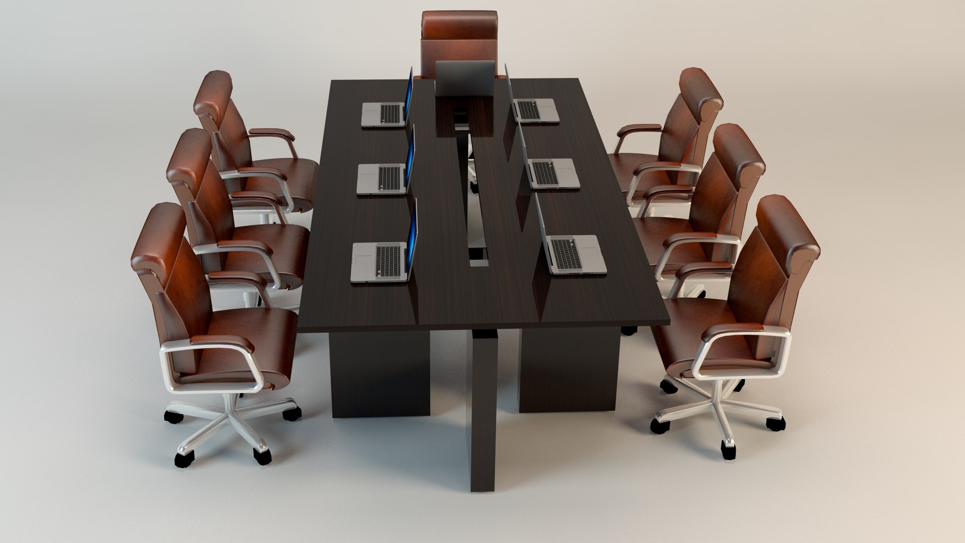 3D Conference Table - TurboSquid 1583067