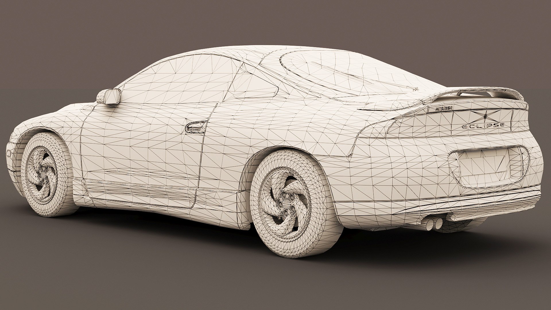 Mitsubishi Eclipse 1995 3D Model - TurboSquid 2195509