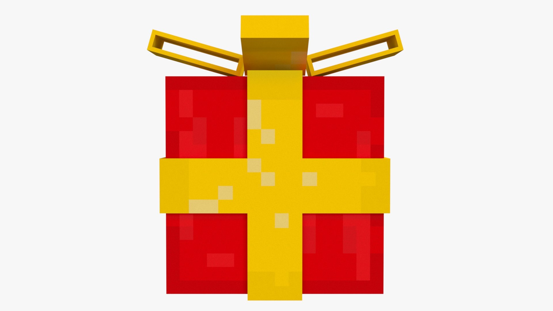 3D Minecraft Present - TurboSquid 1933706