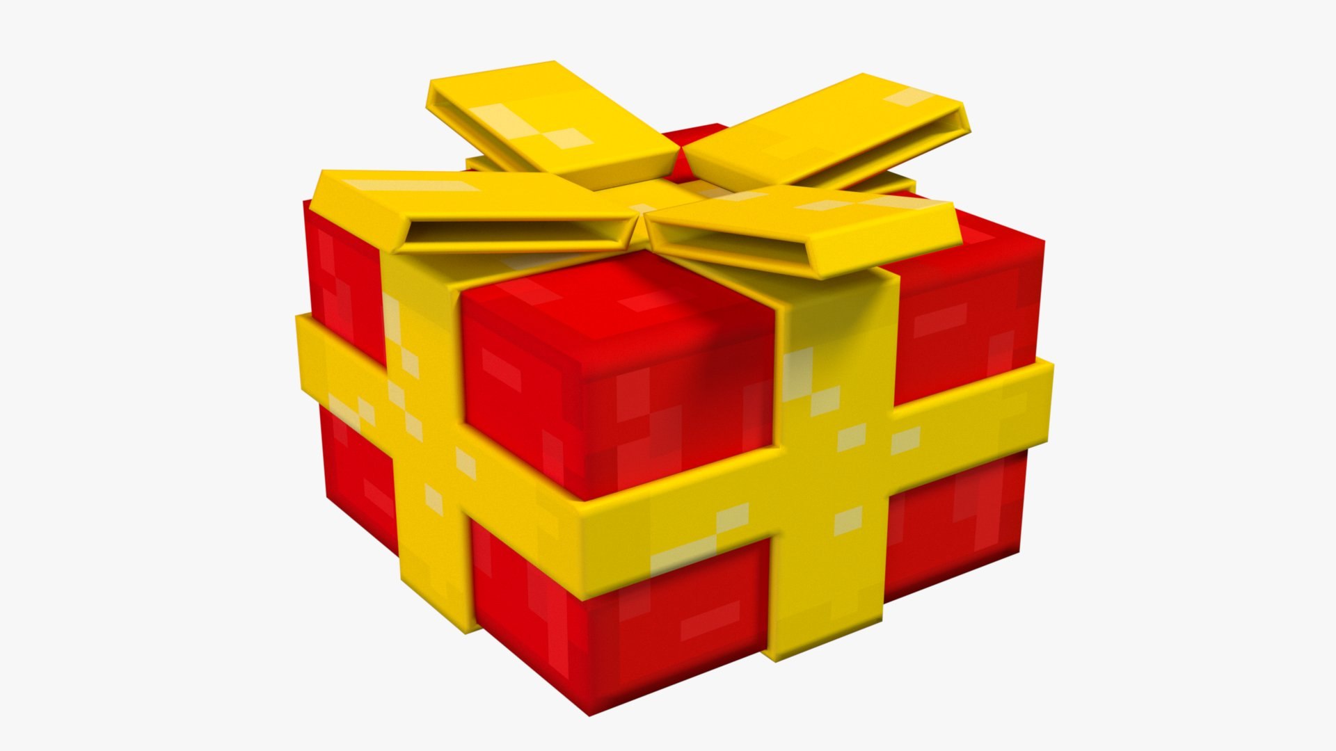 3D Minecraft Present - TurboSquid 1933706