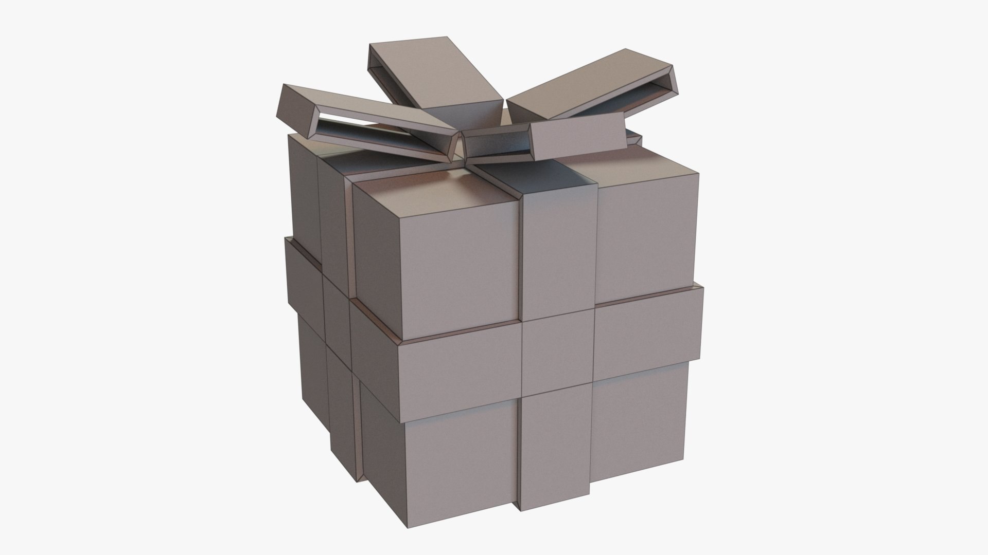 3D Minecraft Present - TurboSquid 1933706