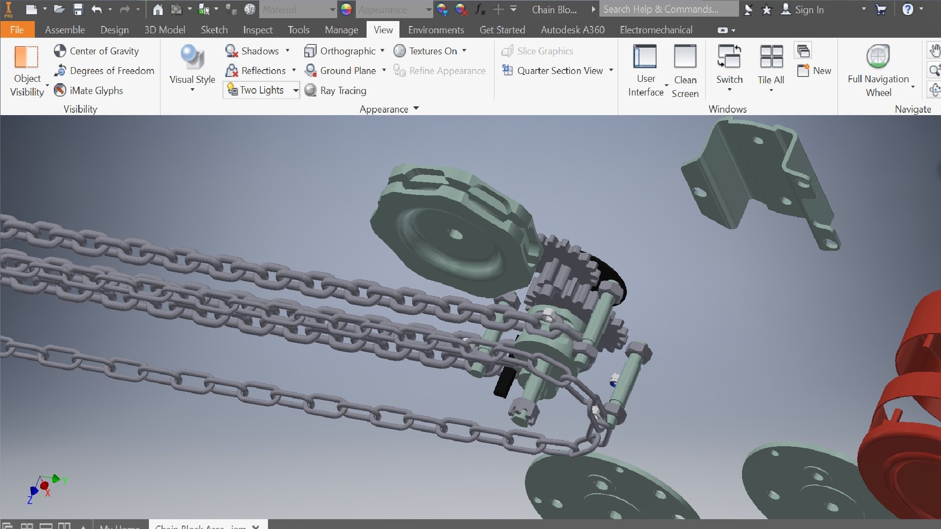 3D Chain Block Assembly - TurboSquid 2254848