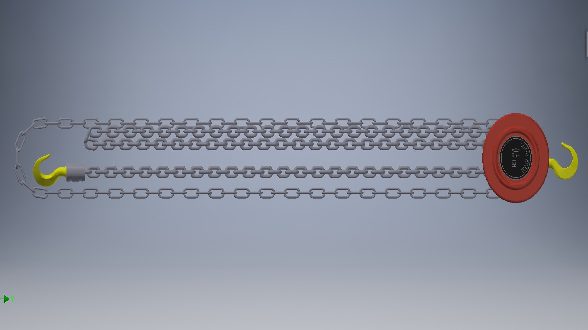 3D Chain Block Assembly - TurboSquid 2254848