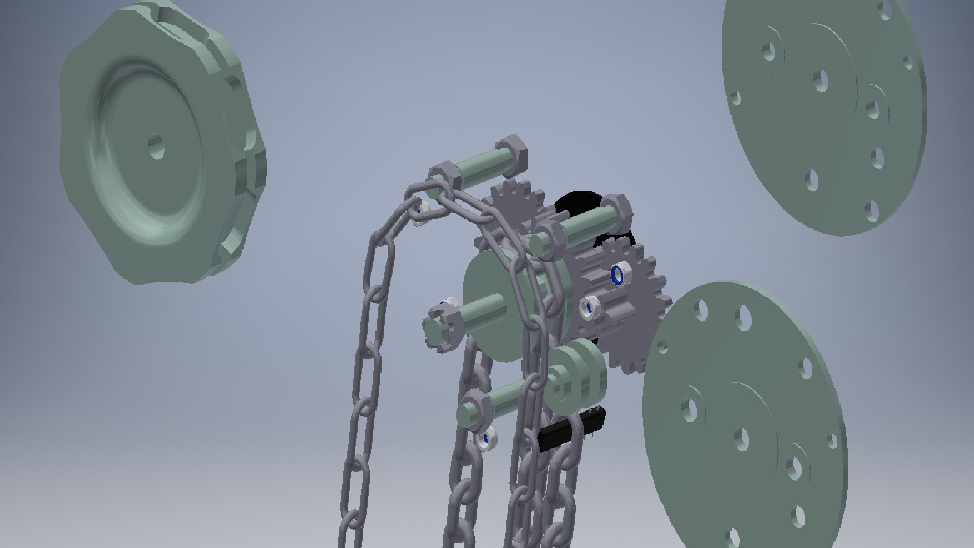 3D Chain Block Assembly - TurboSquid 2254848