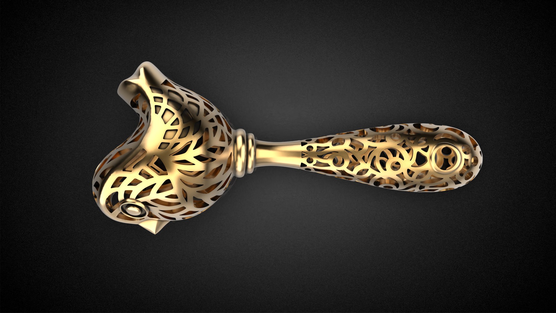 3D model Baby Rattle Bird O1 3D print model - TurboSquid 2013753