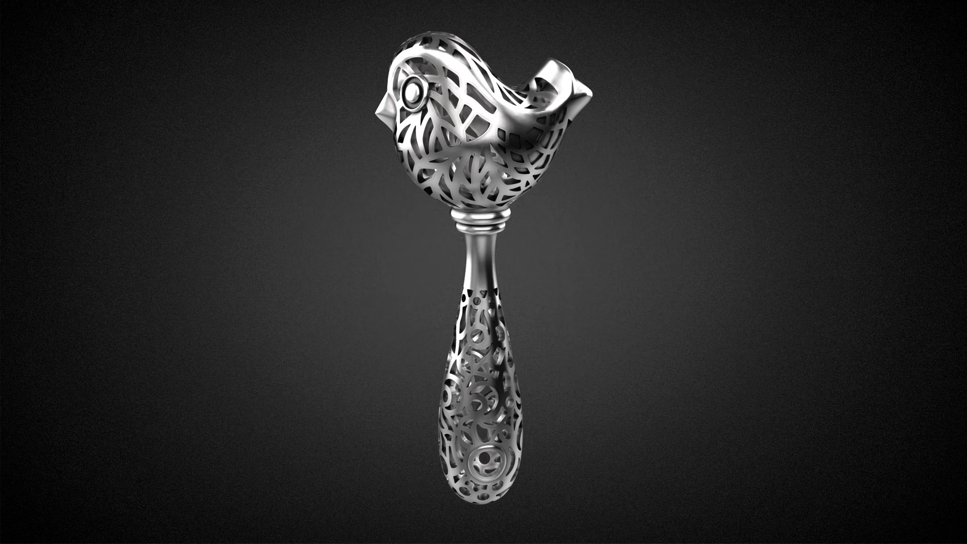 3D model Baby Rattle Bird O1 3D print model - TurboSquid 2013753