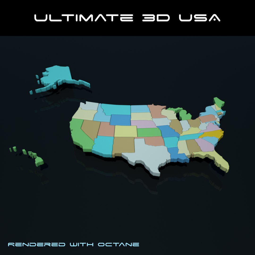 3ds Max Usa Political State