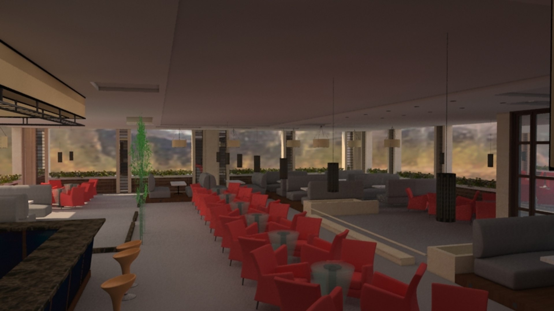 Cafe 3d Max