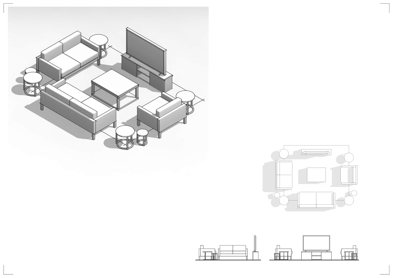 3D Parametric Revit Lounge Family Collection - TurboSquid 1956188