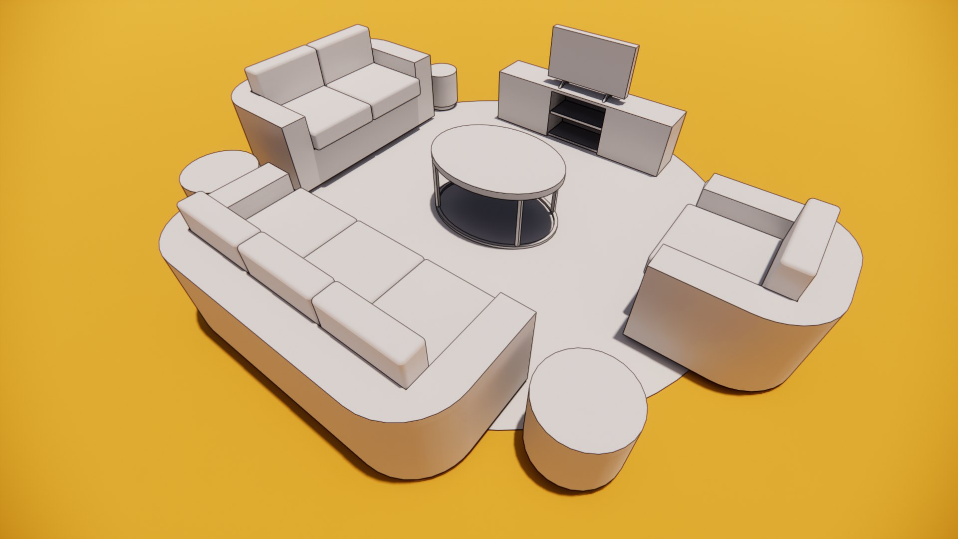 3D Parametric Revit Lounge Family Collection - TurboSquid 1956188