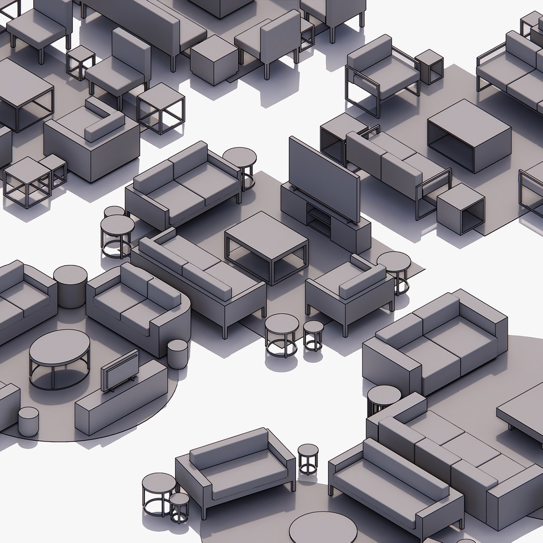 3D Parametric Revit Lounge Family Collection - TurboSquid 1956188 3D Parametric Revit Lounge Family Collection - TurboSquid 1956188