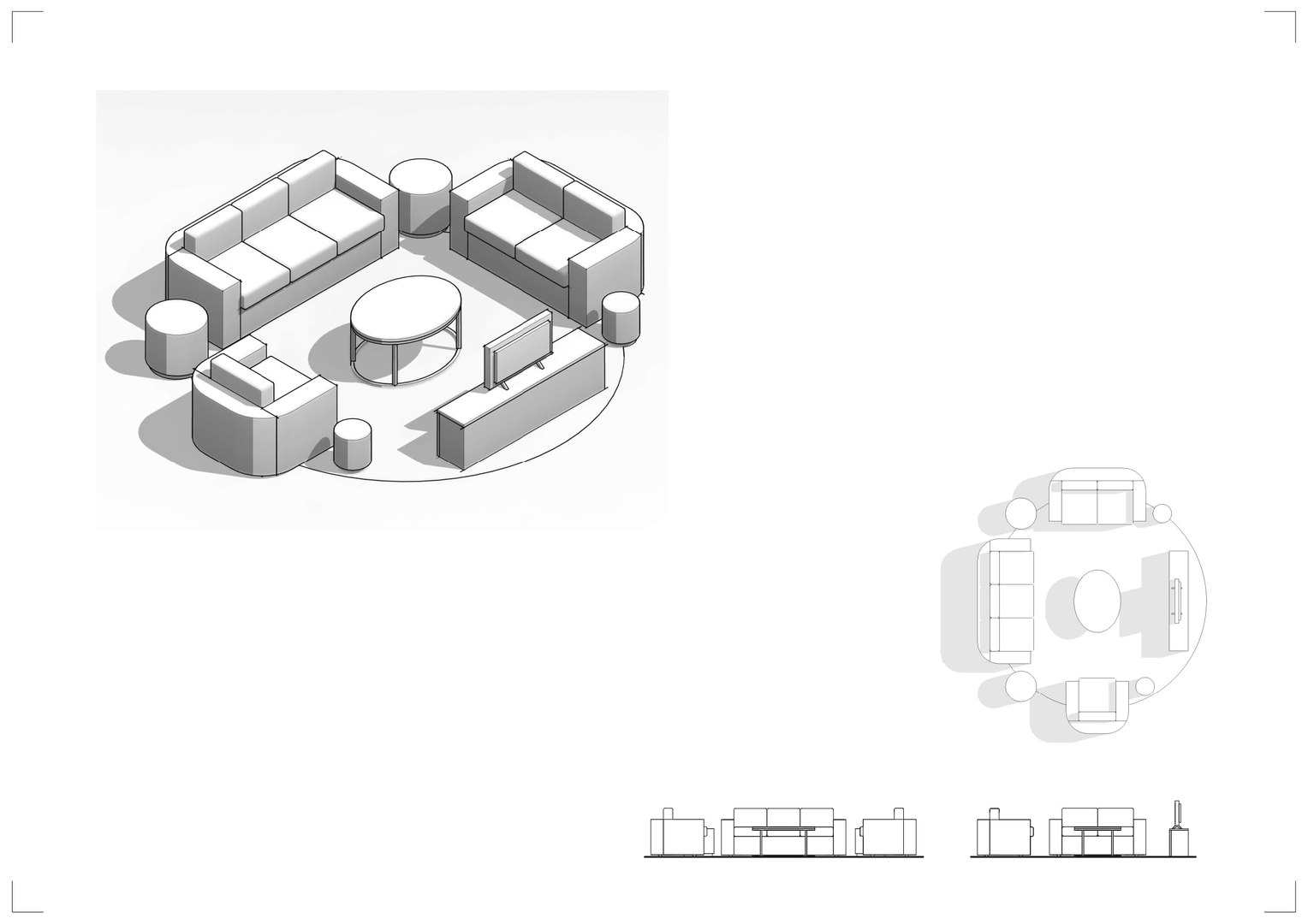3D Parametric Revit Lounge Family Collection - TurboSquid 1956188